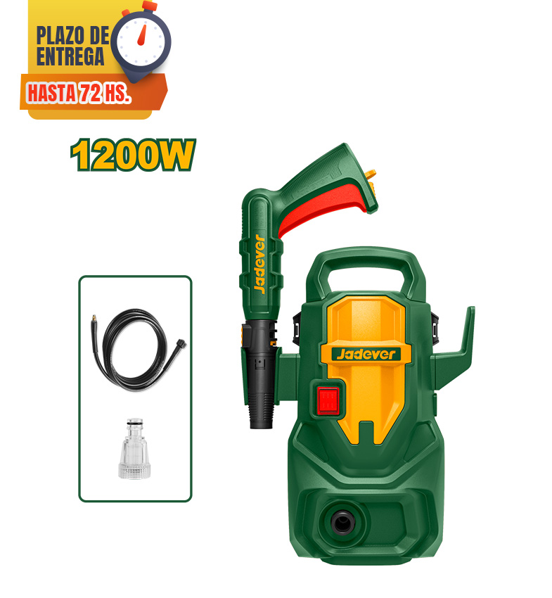 HIDROLAVADORA 1200W (A) 90BAR. JADEVER CAJA - ElectroStock Paraguay S.A.